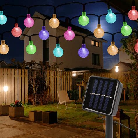Mitening Guirlande Lumineuse Solaire 12M 100 LED Extérieur Guirlande
