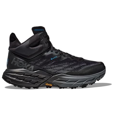 Hoka Speedgoat 5 Mid Gtx Mens Hiking Boots Blackblack Sportitude