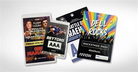 Lanyard Card Printing Custom Event Passes Order Online
