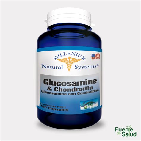 Glucosamina Y Condroitina X100softgel Mns Tienda Fuente De Salud
