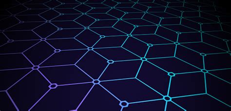 Blockchain Connected Built Structure Seamless Pattern Stock