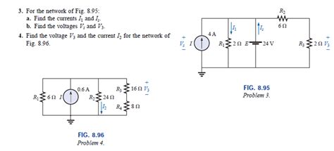Solved For The Network Of Fig Find The Currents I Chegg