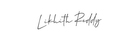 81 Likhith Reddy Name Signature Style Ideas Awesome Name Signature