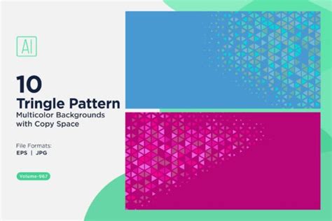 Vibrant Triangular Pattern Background Graphic By Microstock · Creative