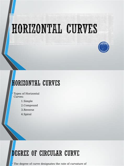 Chapter 9 Horizontal Curves Pdf