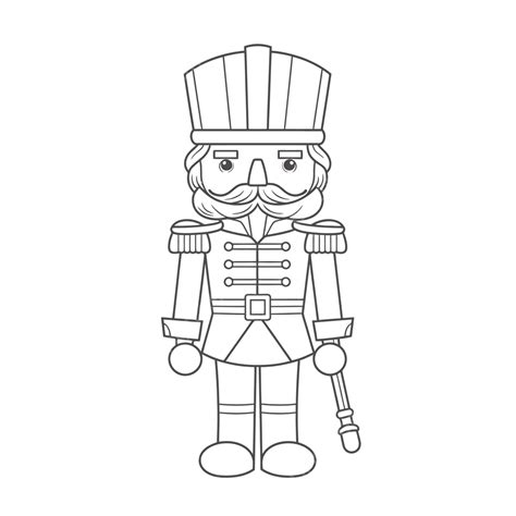 Simple Nutcracker Coloring Pages 2025