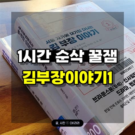 1시간 순삭 서울 자가에 대기업 다니는 김부장 편 네이버 블로그