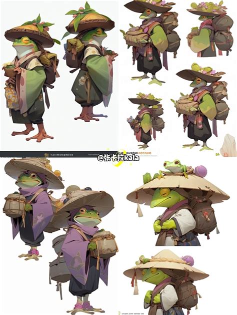 100个角色设计09拟人化动物角色设计 花瓣网