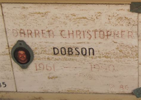 Darren Christopher Dobson 1961 1990 Find A Grave Memorial