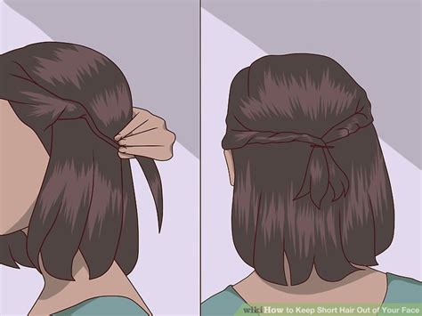 4 Simple Ways To Keep Short Hair Out Of Your Face Wikihow