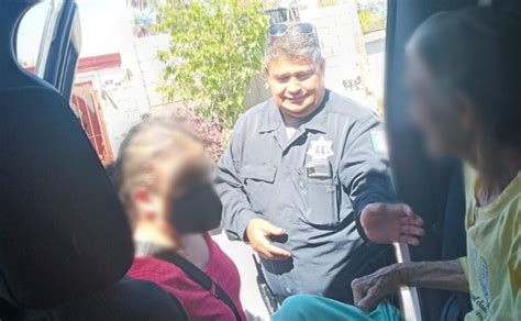 Policías localizan a adulta mayor extraviada en Los Mochis