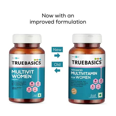 Truebasics Multivit Women One Daily Multivitamins Multiminerals Anti