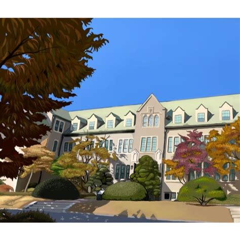 학교 배경 일러스트 일러스트 포트폴리오 크몽
