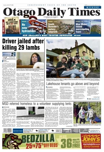 Otago Daily Times Subscriptions Pressreader