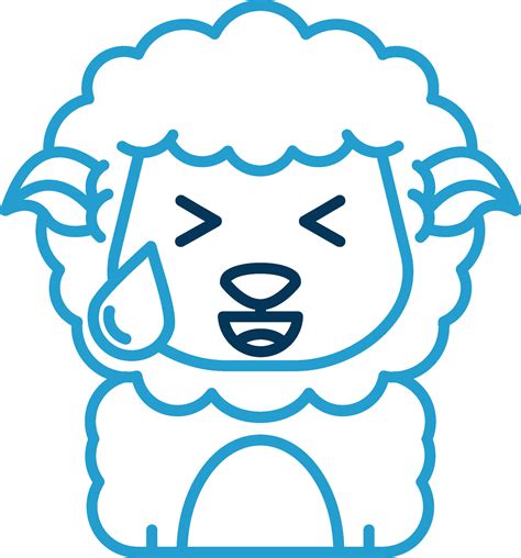 Sweat Line Blue Two Color Icon 41738301 Vector Art At Vecteezy