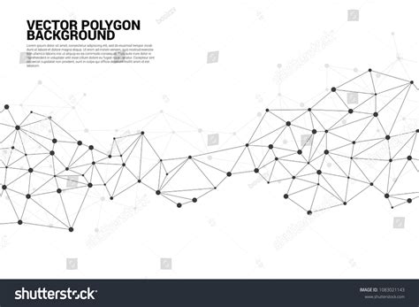 Network Connecting Dot Polygon Background On เวกเตอร์สต็อก ปลอดค่าลิขสิทธิ์ 1083021143