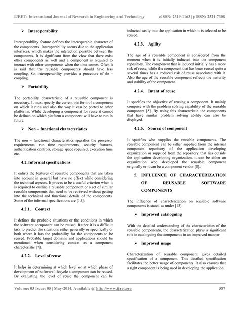 Characterization Of Reusable Software Components For Better Reuse Pdf Operating Systems
