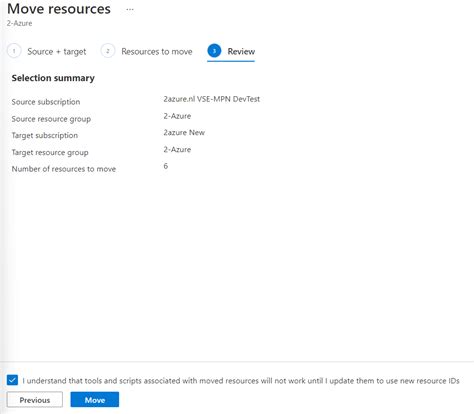 How To Move Resources To Another Subscription Or Resource Group In Azure 2 Azure