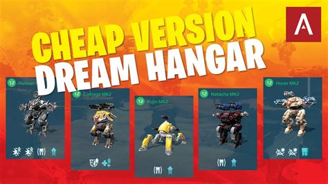 War Robots CHEAP VERSION Dream Hangars Episode 70 WR Max Gameplay