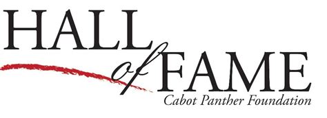 Hall Of Fame Cabot Panther Foundation