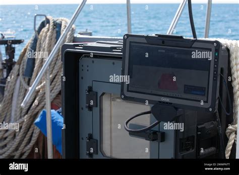 The Fieldfab A 3d Printer Is Printing A Part To Validate Capabilities Experimentation In Sea