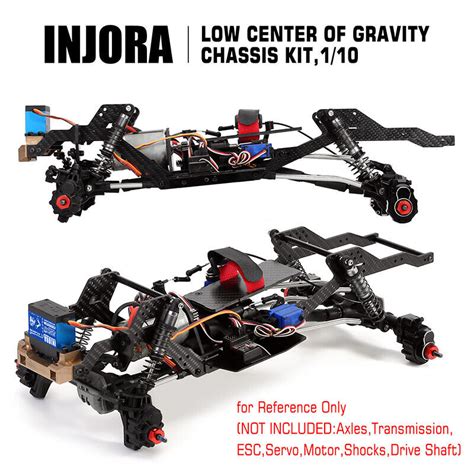 313324mm Wheelbase Lcg Carbon Fiber Rc Chassis Frame Girder For