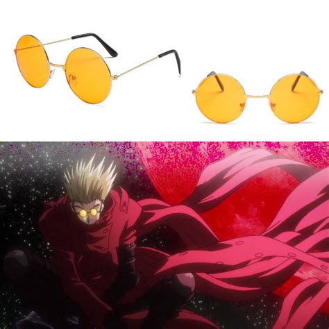 Anime Trigun Cosplay Glasses Orange Vash The Stampede Cosplay Eyewear