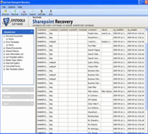 Beneficial SharePoint Database Recovery Tool Repair Document Library Of
