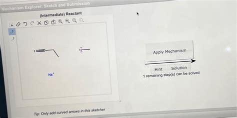 Tip Only Add Curved Arrows In This Sketcher Tip Chegg Com
