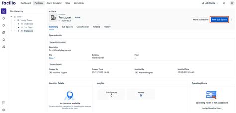 Creating Space Hierarchy Facilio Documentation