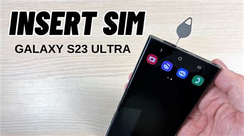 How To INSERT REMOVE SIM Card In Samsung Galaxy S23