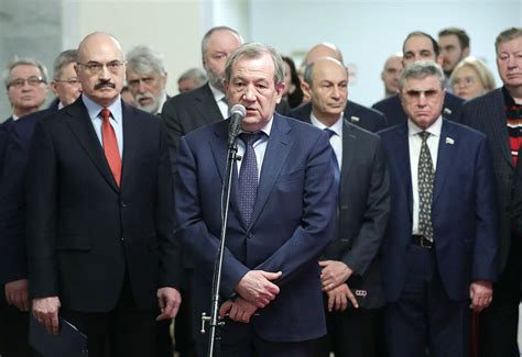 Торжественная церемония открытия выставки посвященной 300 летию Российской академии наук