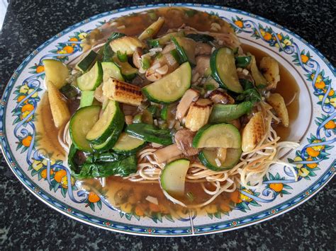 Vegetable Pan Fried Noodles Recipe Thetinytaster