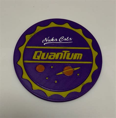 Fallout Inspired Nuka Cola Quantum Bottle Cap Coaster Etsy
