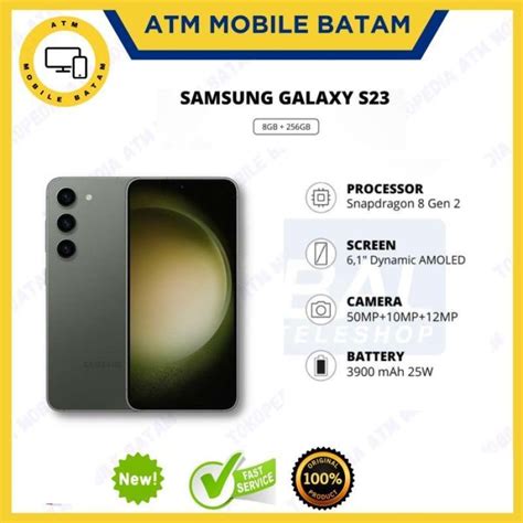 Jual Samsung Galaxy S23 5g Smartphone 8gb 256gb Garansi Resmi Hitam 128 Gb Di Seller Atm