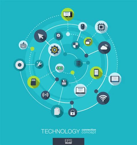 Social Network Connection Concept Stock Vector Image By ©r Hilch 53588469