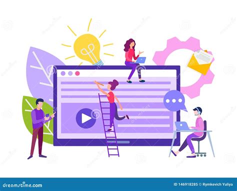 web site development website coding seo concept stock vector