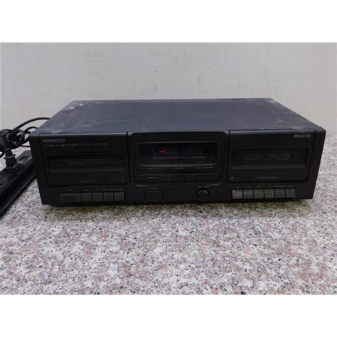 Kenwood Stereo Double Cassette Deck Kx W595