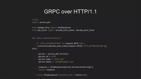 High Performance Python Microservice Communication Ppt