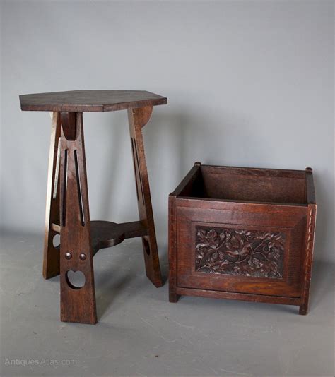 Arts And Crafts Planter With Carved Sides Antiques Atlas