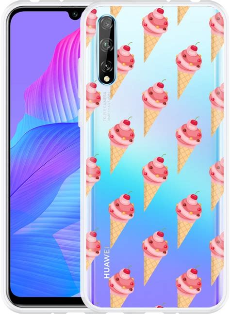 Hoesje Geschikt Voor Huawei P Smart S Ice Cream Bol