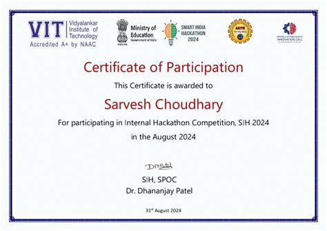 Sih2024 Hackathon Sarvesh Choudhary