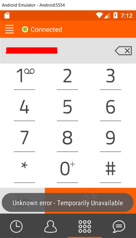Unknown Error Temporarily Unavailable Issue 1086