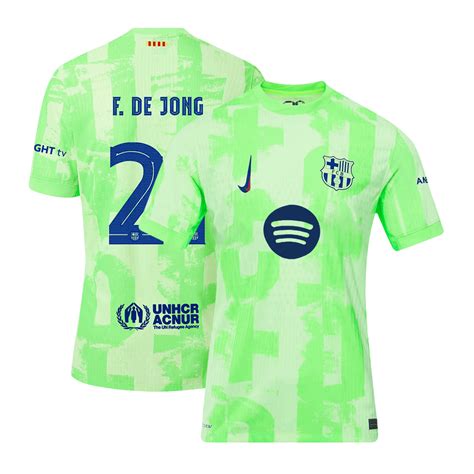 Barcelona Fde Jong 21 Third Away Soccer Jersey Authentic 202425