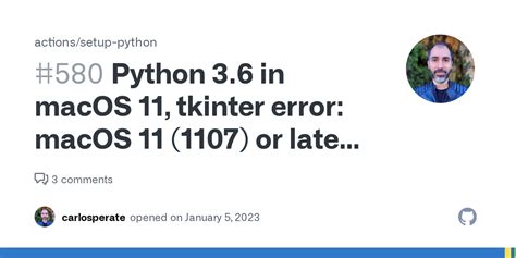 Python 36 In Macos 11 Tkinter Error Macos 11 1107 Or Later