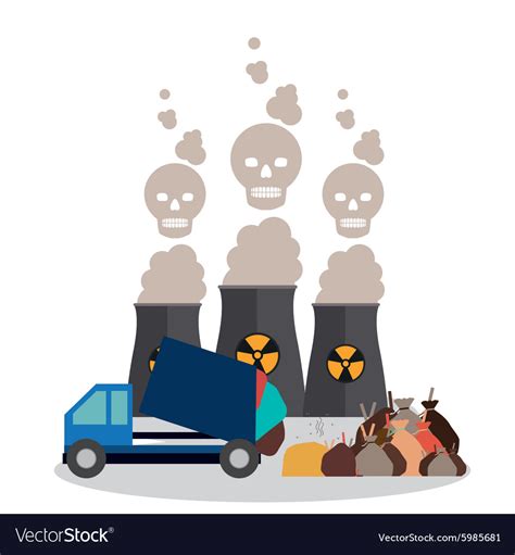 Pollution Design Royalty Free Vector Image Vectorstock