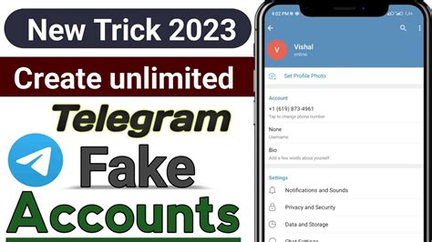 How To Create Unlimited Fake Telegram Account Telegram Without Phone