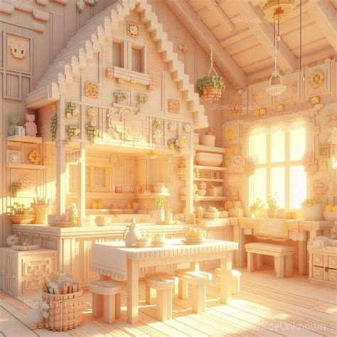 Sit In The Coziness Of The Color Yellow Minecraft Art 💛 Art Deco