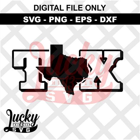 Tx Texas Svg Digital Files Etsy