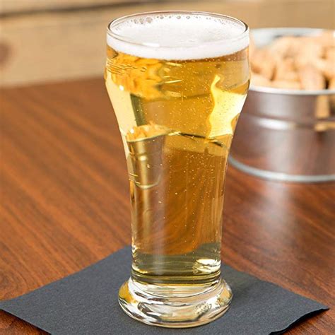 Set Of 4 Libbey 13 Heavy Base 10 Oz Pilsner Glass W Signature Party